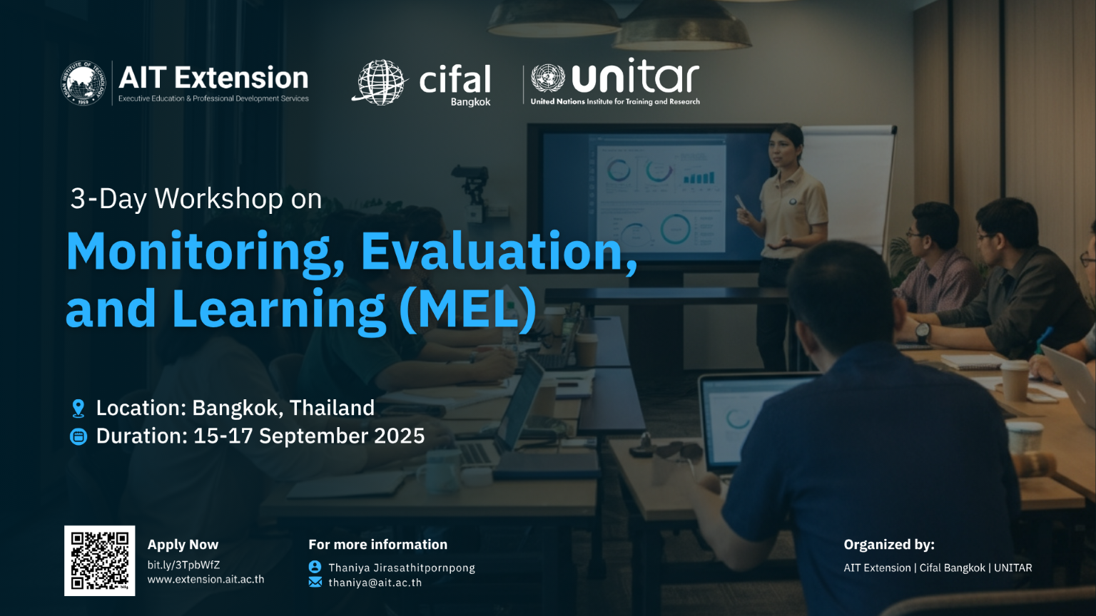 3-Day Workshop on Monitoring, Evaluation, and Learning (MEL) | AIT ...